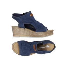 Rieker Sandalen Damen Gr&ouml;&szlig;e 41 Second Hand blau