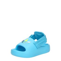 adidas originals Sandale 'Adifom Adilette' Jungen Gr&ouml;&szlig;e 26 enzian / himmelblau / gelb / wei&szlig;