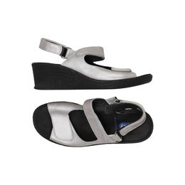 Wolky Sandalen Damen Gr&ouml;&szlig;e 38 Second Hand silber
