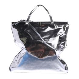 Jil Sander Schultertasche / Umh&auml;ngetasche Damen Gr&ouml;&szlig;e One Size Second Hand silber