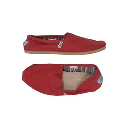 Toms Shoes TOMS Halbschuh Damen Gr&ouml;&szlig;e 36.5 Second Hand rot