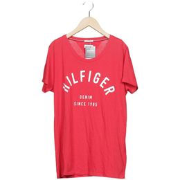 Tommy Jeans T-Shirt Damen Gr&ouml;&szlig;e L Second Hand rot