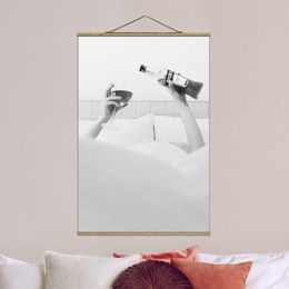 Bilderwelten Stoffbild mit Posterleisten Aperol am Morgen