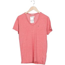 Tommy Jeans T-Shirt Damen Gr&ouml;&szlig;e L Second Hand rot