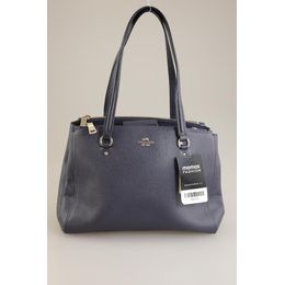 Coach Handtasche gross Leder Damen Gr&ouml;&szlig;e One Size Second Hand marine