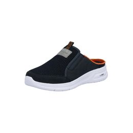 Rieker Pantolette Herren Gr&ouml;&szlig;e 46 nachtblau / anthrazit / orange