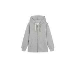 Scalpers Sweatjacke M&auml;dchen Gr&ouml;&szlig;e 164/168 grau