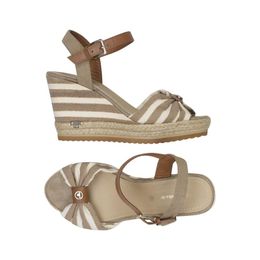 Tom Tailor Sandalen Damen Gr&ouml;&szlig;e 38 Second Hand beige