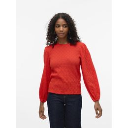 V&eacute;ro Moda VERO MODA Bluse 'Flower' Damen Gr&ouml;&szlig;e XL rot