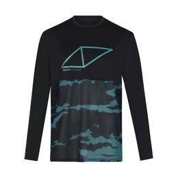Protest Funktionsshirt 'PRTNOTSAR' Herren Gr&ouml;&szlig;e M/L cyanblau / schwarz