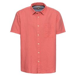 Camel Active Kurzarm Hemd aus einem Leinen und Baumwolle Herren Gr&ouml;&szlig;e 4XL rot