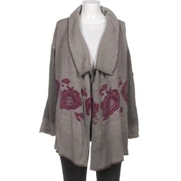 ELISA CAVALETTI Strickjacke Damen Gr&ouml;&szlig;e XL Second Hand grau