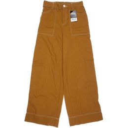 MONKI Stoffhose Damen Gr&ouml;&szlig;e XS Second Hand orange