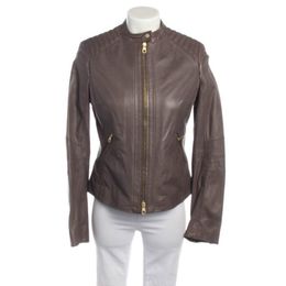BOSS Lederjacke / Ledermantel Damen Gr&ouml;&szlig;e S Second Hand braun