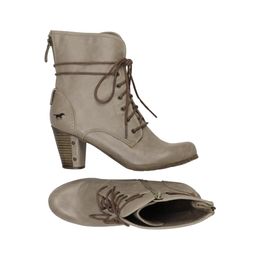 Mustang Stiefelette Damen Gr&ouml;&szlig;e 39 Second Hand beige