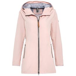 Camel Active Parka Damen Gr&ouml;&szlig;e 4XL hellbraun / grau / pastellpink