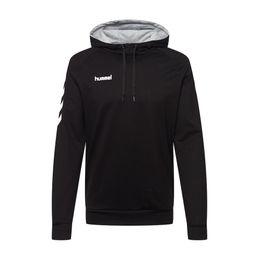 Hummel Sportsweatshirt Herren Gr&ouml;&szlig;e L schwarz / wei&szlig;