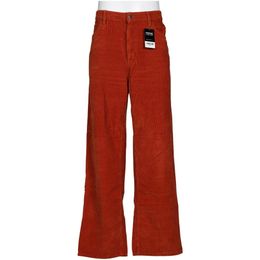Superdry & Co Stoffhose Damen Gr&ouml;&szlig;e XL Second Hand orange