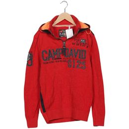 CAMP DAVID Kapuzenpullover Herren Gr&ouml;&szlig;e M Second Hand rot