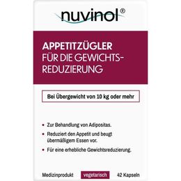 Nuvinol Appetitzügler f.die Gewichtsreduzier.Kaps. 42 St