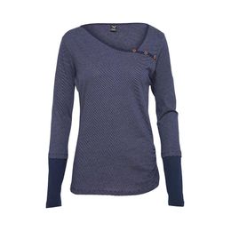 Iriedaily Shirt Damen Gr&ouml;&szlig;e L navy / wei&szlig;