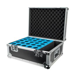 Showgear Pro Case f&uuml;r 25 mics - Mit Zubeh&ouml;rfach und vorgeformtem Schaumstoff