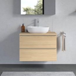 Duravit Plinero Schrank mit Luv Waschtisch, 2 Ausz&uuml;ge, 03795000001+PL8206030300000+PL8202030300000,