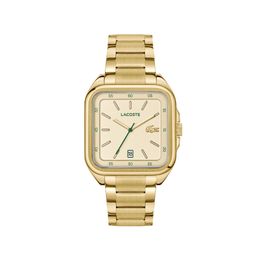 Lacoste Damen Quarzuhr "Lacoste.12.12 UP"goldfarben, Armbanduhren, Armbanduhr, Herrenuhr, Edelstahlarmband, analog
