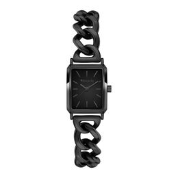 Quarzuhr Tamaris "Chain Watch", schwarz, Armbanduhren, Damen, Quarzuhr, Armbanduhr, Damenuhr, Edelstahlarmband, analog