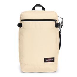 Freizeitrucksack Eastpak "TRANSIT'R PACK Cloth Beige", Damen, Gr. B/H/T: 26cm x 44cm x 20cm, beige, Polyester, unifarben, Rucksäcke Freizeitrucksack