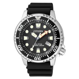 Taucheruhr CITIZEN "Promaster Eco-Drive Diver", schwarz, Armbanduhren, Damen, Armbanduhr, Herrenuhr, Damenuhr, Solar, bis 20 bar wasserdicht