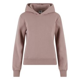 Kapuzenpullover Urban Classics "Urban Classics Ladies Regular Hoodie", Damen, Gr. 5XL, duskrose, 100% Baumwolle, unifarben, normal, ohne Ausschnitt, Pullover Kapuzenpullover
