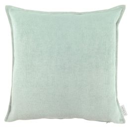 Kissenh&uuml;lle Apelt "Tahoe", blau (t&uuml;rkis), B:46cm L:46cm, Polyester, Obermaterial: 90% Polyester, 10% Baumwolle, Kissenbez&uuml;ge, Kissenh&uuml;lle
