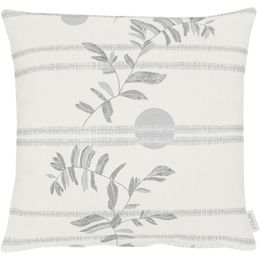 Kissenh&uuml;lle Apelt "6871" Gr. 1, grau, B:49cm H:0,5cm L:49cm, Polyester, Obermaterial: 70% Polyester, 30% Viskose, Kissenbez&uuml;ge, Kissenh&uuml;lle