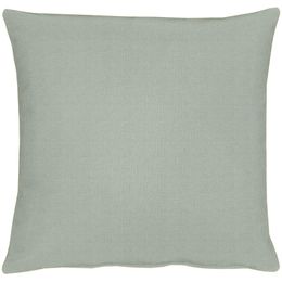 Dekokissen Apelt "TOSCA Leinen - Uni", grau (grau, unifarben), B:48cm L:48cm, Leinen, Dekokissen_Sitzkissen_Kissenh&uuml;llen, Kissenh&uuml;lle mit F&uuml;llung, 1 St&uuml;ck