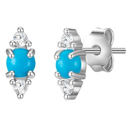 Glanzst&uuml;cke M&uuml;nchen Damen Paar Ohrstecker "Set: GSM1851", 7,4,mit Zirkonia, Silber 925 (Sterlingsilber)silber, wei&szlig;, GLANZST&Uuml;CKE M&Uuml;NCHEN, Silber 925 (Sterlingsilber),