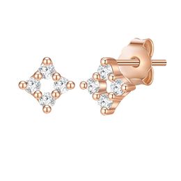 Glanzst&uuml;cke M&uuml;nchen Paar Ohrstecker GLANZST&Uuml;CKE M&Uuml;NCHEN "Set: GSM1845", rosa (ros&eacute;gold, wei&szlig;), Ohrringe, Damen, 5,1,mit Zirkonia, Silber 925 (Sterlingsilber), aus Sterling Silber