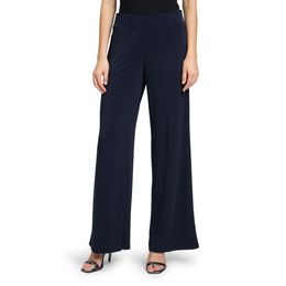 Schlupfhose Vera Mont "Damen mit weitem Bein", Damen, Gr. 48, Normalgr&ouml;&szlig;en, blau (night sky), Jersey, Obermaterial: 96% Polyester, 4% Elasthan, gerade lang, Hosen Schlupfhose, Material