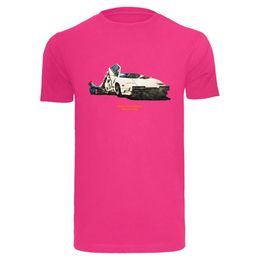 Mister Tee Shirt 'Weekend Wolf' male Pink size S
