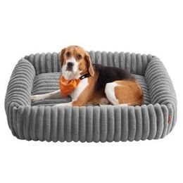 FEANDREA Hundebett orthop&auml;disches Hundek&ouml;rbchen,Hundekissen waschbar, flauschig L