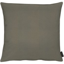 Kissenh&uuml;lle Apelt "Miles", gr&uuml;n, B:46cm L:46cm, Mischgewebe, Obermaterial: 100% Polyester, Kissenbez&uuml;ge, Kissenh&uuml;lle