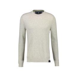 Strickpullover Lerros "Lerros Basic Strickpullover", Herren, Gr. XL, wei&szlig; (sanftes wei&szlig;), Obermaterial: 100% Baumwolle, Pullover Strickpullover