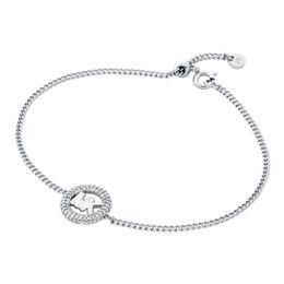 Armband Michael Kors "Schmuck Geschenk Metall Armschmuck PREMIUM", metallfarben, kristallweiß, kristallweiß, Armbänder, Damen, 21,5cm, Metall, Armband, mit Zirkonia (synth.)