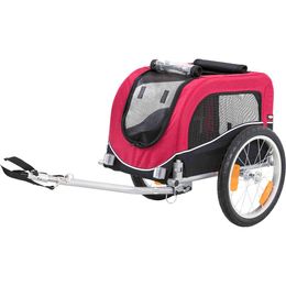 Trixie Hundefahrradanh&auml;nger S rot/schwarz