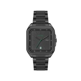 Lacoste Damen Quarzuhr "Lacoste.12.12 UP"schwarz, Armbanduhren, Armbanduhr, Herrenuhr, Edelstahlarmband, analog