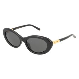 Dolce & Gabbana Dolce&Gabbana 0DG4519 | Damen-Sonnenbrille | Fassung: Vollrand, Oval, Acetat, Schwarz | Glasfarbe: Grau