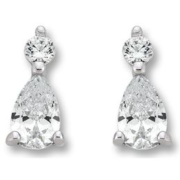Paar Ohrh&auml;nger ONE ELEMENT "Zirkonia Ohrringe Ohrstecker aus 925 Silber", silber, Ohrringe, Damen, Damen,mit Zirkonia, Silber 925 (Sterlingsilber)