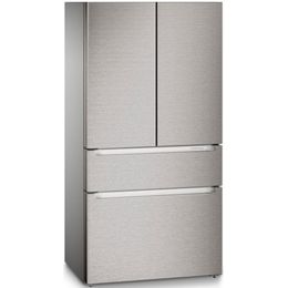 Liebherr French Door "MBsddi 9556", Energieeffizienz: D (A-G), silber (smartsteel), B:90,6cm H:180,5cm T:74,5cm, K&uuml;hlschr&auml;nke, PowerCooling-System