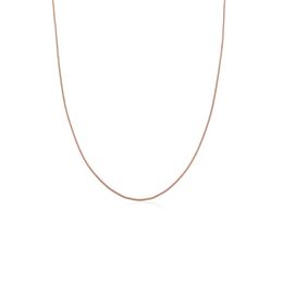 Kette ohne Anh&auml;nger Elli "Venezianerkette Basic 925 Sterling Silber" Gr. 60, rosa (rosegold), Halsketten, Damen, 60, ohne Stein, Silber 925 (Sterlingsilber), L: 45