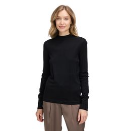 Strickpullover Betty Barclay "Damen mit Strass", Damen, Gr. 36, schwarz, Strick, Obermaterial: 72% Viskose, 28% Polyamid, figurumspielend lang, Pullover Strickpullover